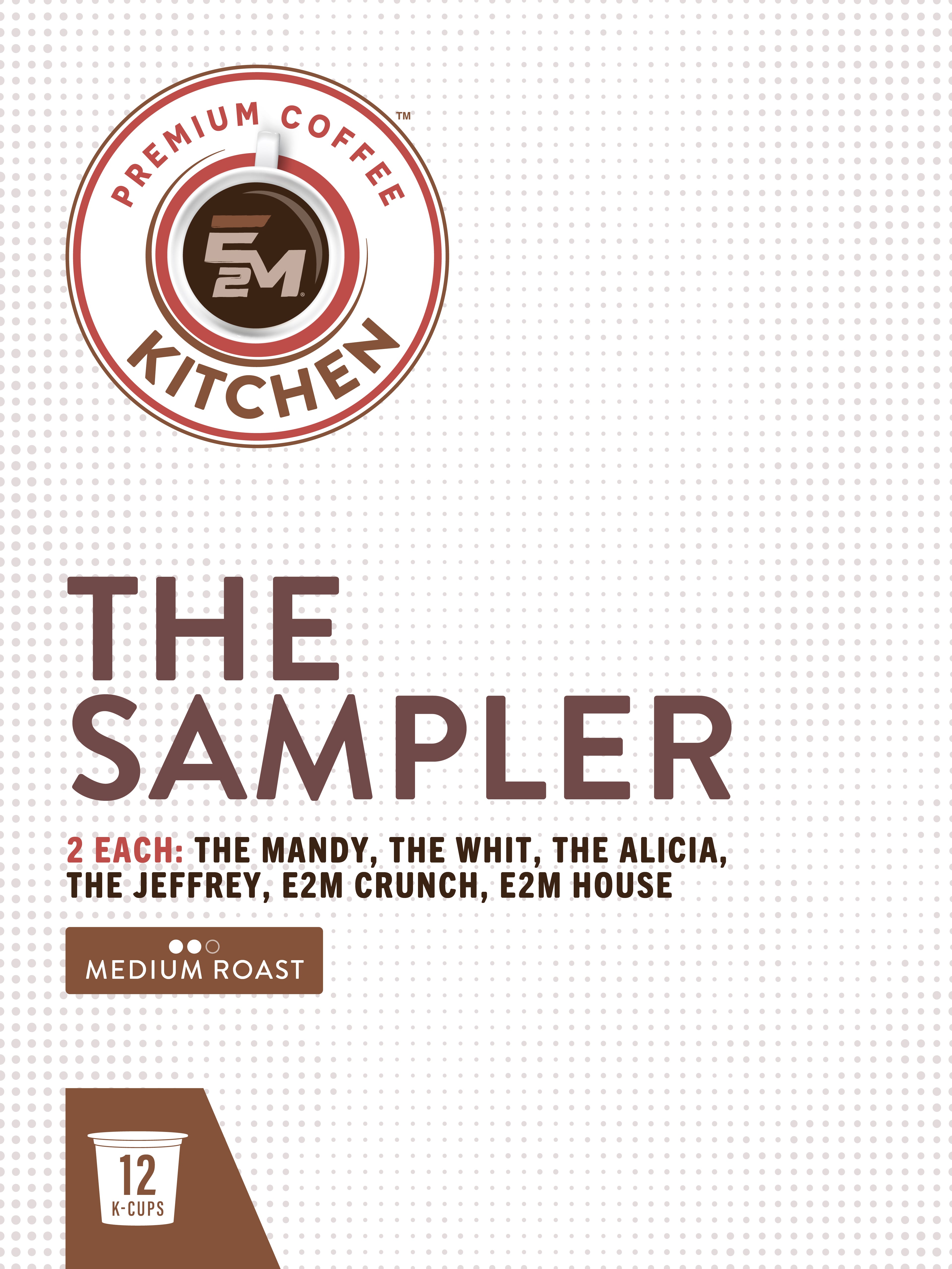 The E2M Sampler - 12 K-Cups – Charleston Coffee Exchange